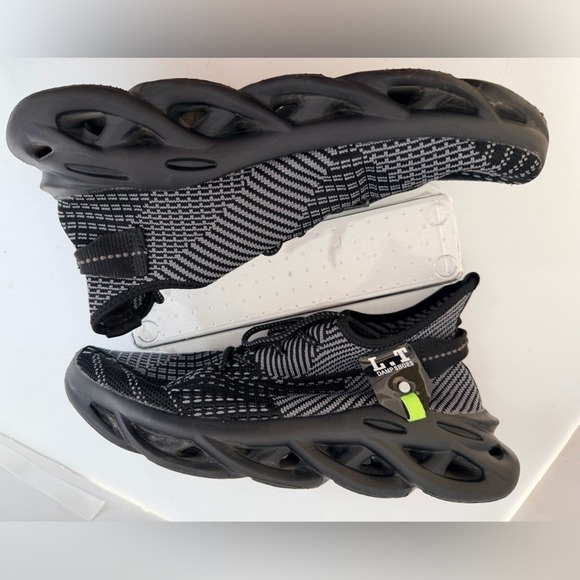 L.T Damp Shoes | Shoes | Lt Damp Shoes Mens Running Sneakers Black Gray ...